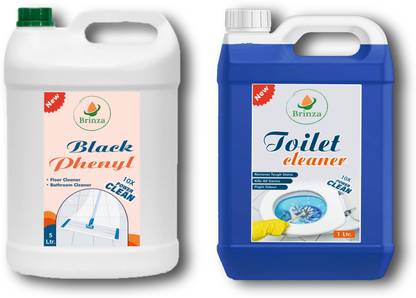 BRINZA COMBO of Bathroom Cleaner 5 Liter & Toilet Cleaner 5 Liter ( 2 * ...