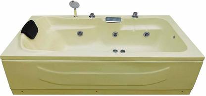 MADONNA Elegant 6 Ft Bathtub with Jacuzzi, Bubble Bath & Filler System ...