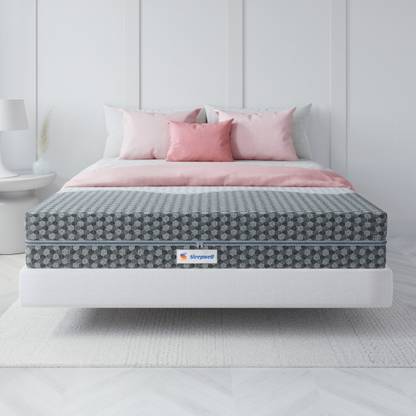 Sleepwell Ortho PRO Profiled Foam- Impressions Memory Foam & Airvent Cool Gel Technology 8 inch ...