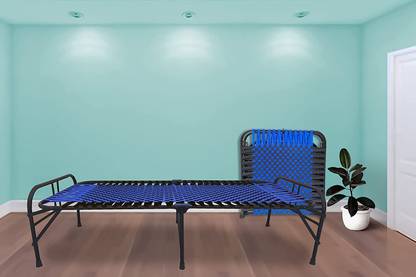 ARTEMIST Portable Single Folding Bed Metal Cot Khat for Sleeping Bed ...