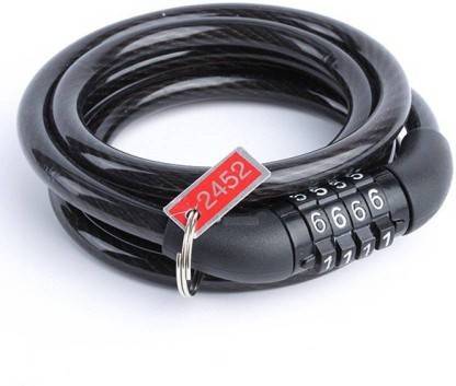 Hitman Steel Strong Wire Coil Cable Bicycle Motorcycle Security Lock ...