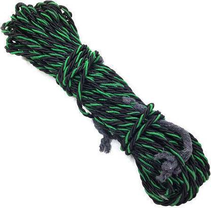 GRIP LIGHT 33 METRE GREEN LEG GUARD ROPE FOR ROYAL ENFIELD BULLET Bike ...