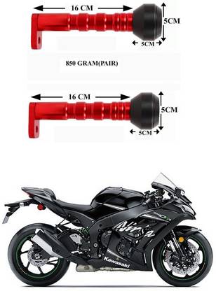 Ascension Red Heavy Duty CNC Frame Slider Crash Protection Guard (Frame ...