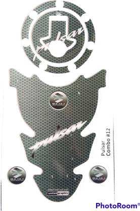 RoyalWolf 012 bikes tank sticker Combo Pack for Bajaj Pulsar 125/150 ...