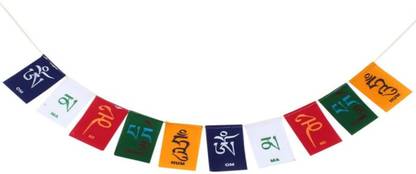 DsIndustry Tibetan Prayer Flag Ladakh Prayer Flag For Bike, Cycle, Temple Etc Size 1 Bike ...
