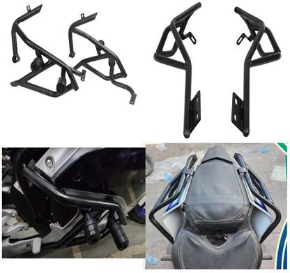 Auto MT R15 V4 Crash Guard LEGGUARD ++ Grab Rail Tail Protector Guard ...