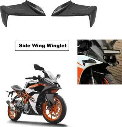 AIRSKY Bike wings Winglet black KTM RC 390 Bike Fairing Kit Price in ...