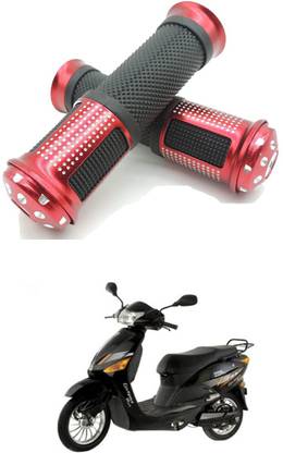 LOVMOTO Universal Bike Scooty Rubber And plastic Handle Grip Anti Slip ...