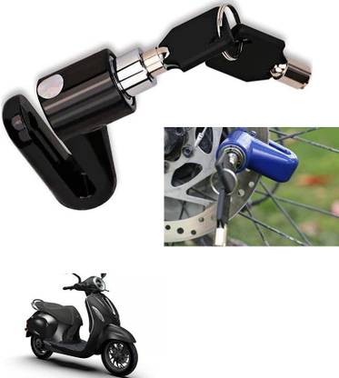 autoformonix Motorcycle Disc Brake Lock Security for Bajaj Chetak Disc ...