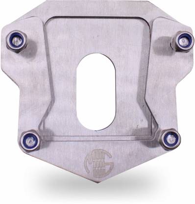 ASRYD Brushed Stainless Steel Side Stand Extender for Royal Enfield ...