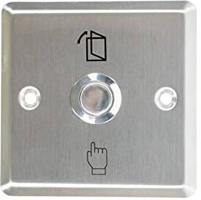 GANGADHAM Time Office Stainless Steel Switch, Door Exit Push Button For ...