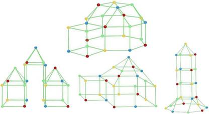 Dherik Tradworld Building Blocks CONNECT-N -BUILD 86PCS - Building ...