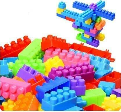 Arha Block Game for Kids,Boys, Children (100 Pieces Small Blocks Bag ...