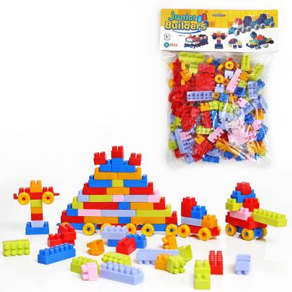 Ekta Junior Builders Building Blocks 155 Pieces Set-1, Educational ...