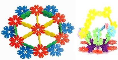 MANTICORE TT-25 Interlocking Flakes Disc Shaped Learning Blocks Toy Set ...