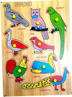 Cyrus Best Buy Wooden Birds Board game educational Puzzle for Kids ...