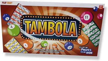 Toyka Tambola Game Set Indoor Game Family Game Board Game Accessories ...