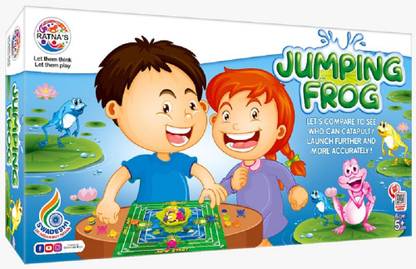 NAVRANGI Jumping Frog Board Game for Kids As Well As Adults Party & Fun ...