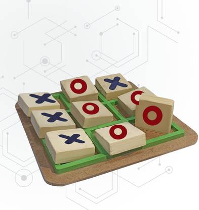SAFESEED Tic Tac Toe, Cross Cross Travelling Puzzle Board Game to Play ...