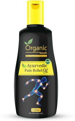 Organic Touch Ayurvedic Pain Relief Oil for Muscles and Joints Liquid ...