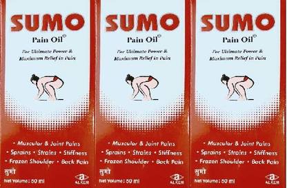 SUMO Pain Relief Oil (Pack 3) 50ml Liquid - Buy Baby Care Products in ...