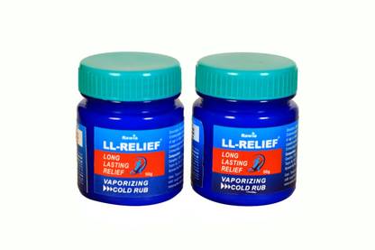 LL-RELIEF Vaporub Relief From Cold, Cough, Blocked Nose, Headache ...