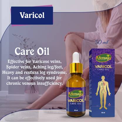 Menaja Varicol Oil Relief in Swelling Pain Nodule Caused by Vacuitie ...