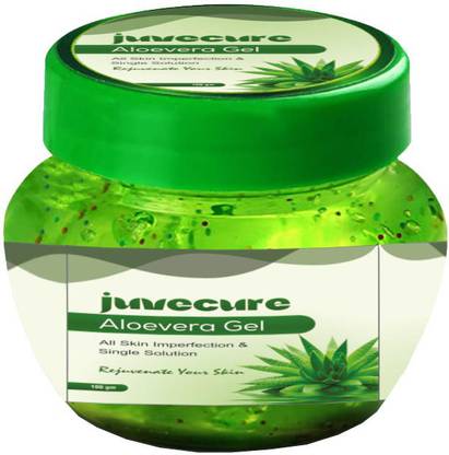 juvecure Aloe Vera Gel for Hyper-Pigmentation, Scars, Glowing & Radiant ...
