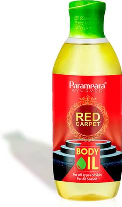 Parampara Ayurved Red Carpet Body Oil for Men & Women 1 Litre Price in ...