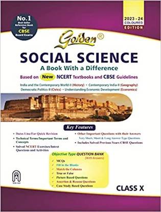 Golden Social Science Guide (History, Geography, Civics And Economics): Based On NEW NCERT For ...