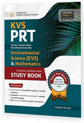 Examcart KVS PRT Textbook Maths & EVS Environmental Science for 2023 ...