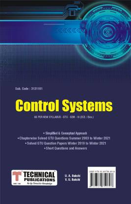 Control System for GTU 18 Course (III - ECE/Elex. - 3131101): Buy ...