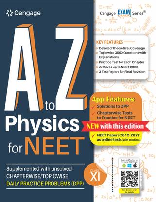 A to Z Physics for NEET: Class XI (Book + DPP) with Free Online ...