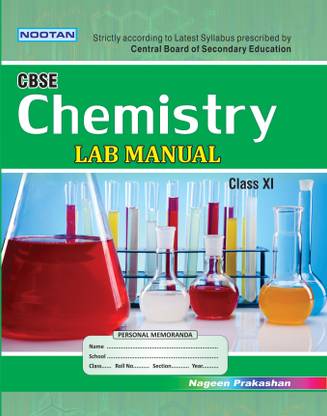 Nootan CBSE Chemistry Lab Manual -XII 2023 Edition (Academic year 2022 ...