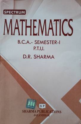 PTU -Maths book sem-1st : BCA Maths books for 1st semester of PTU: Buy PTU -Maths book sem-1st ...