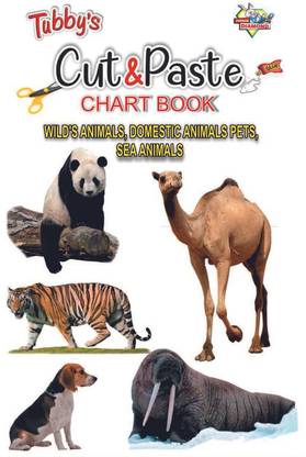 Tubby's Cut & Paste Chart Book : Wild's Animals, Domestic Animals-Pets ...