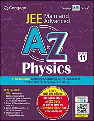 A To Z Physics JEE Main & Advanced Class 11 (2023): Buy A To Z Physics JEE Main & Advanced Class ...
