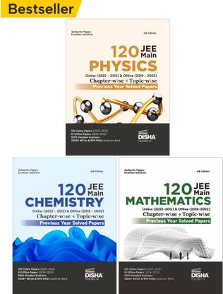 Disha 120 Jee Main Online (2022 - 2012) & Offline (2018 - 2002) Physics ...