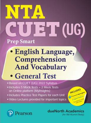 NTA CUET (UG) Prep Smart English Language, Comprehension and Vocabulary ...