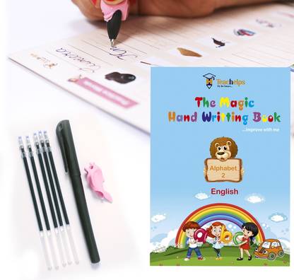 Cursive Writing Magic Book | The Magic Hand Writing Book | Reusable | 1 ...