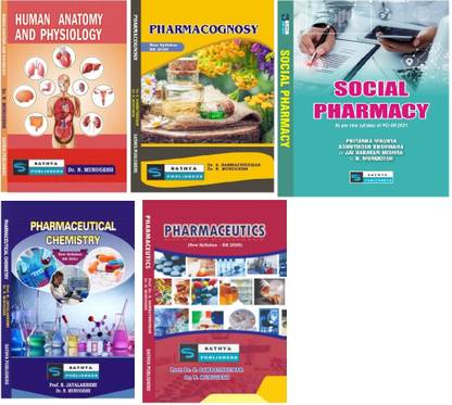 D. PHARM, 1st YEAR NEW SYLLABUS, ER-2020 (SET OF 5 BOOKS -Human Anatomy ...