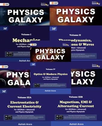 Physics Galaxy Set of 5 Volumes for JEE (Main & Advanced) 3rd Edition ...