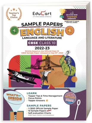 Educart CBSE Class 10 ENGLISH LANGUAGE and LITERATURE Sample Papers ...