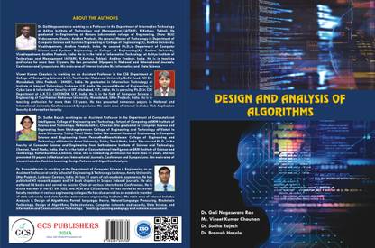 DESIGN AND ANALYSIS OF ALGORITHMS: Buy DESIGN AND ANALYSIS OF ALGORITHMS by Dr. GALI NAGESWARA ...
