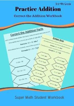 Practice Addition: Correct the Addition Workbook: Buy Practice Addition ...