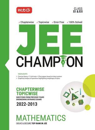 MTG JEE Champion Mathematics - JEE Main and Advanced Chapterwise ...