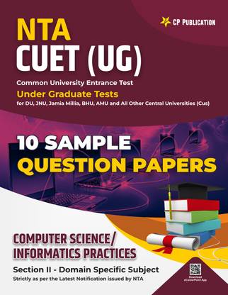 NTA CUET - Computer Science 10 Sample Question Paper: Buy NTA CUET ...