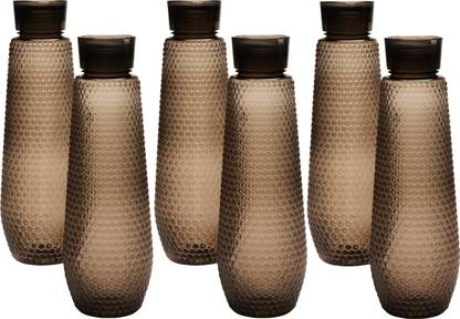 Swastik Housewares Premium Plastic Checkered Pattern GREY Water Bottle ...