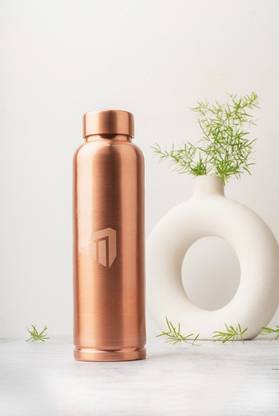 Munesha Seven Double Wall Travel Copper Water Bottle Copper Thermos 850 ...