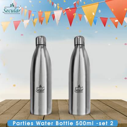 Secular Stainless Steel Small Water Bottles For Parties 500 ml Bottle ...